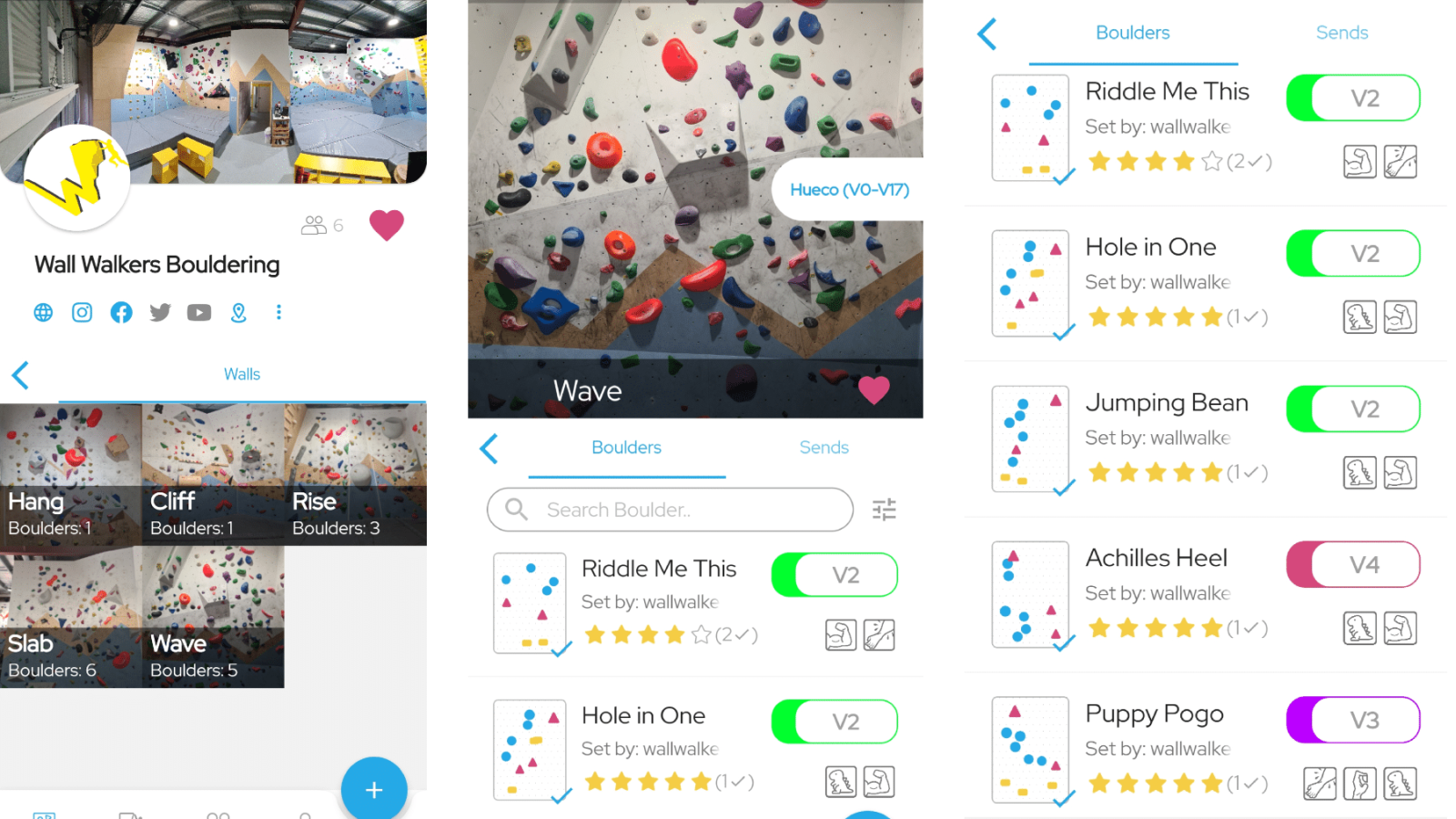 High Density Route Setting - Wall Walkers Bouldering